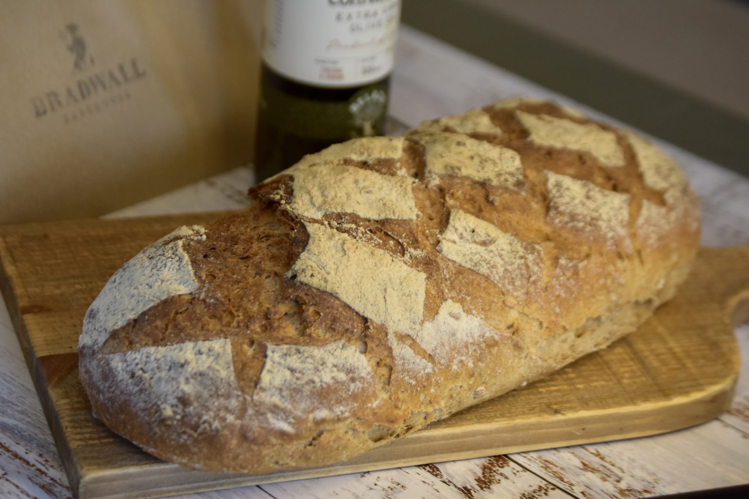 Malted Grain Bloomer (800g) - Bradwall Bakehouse